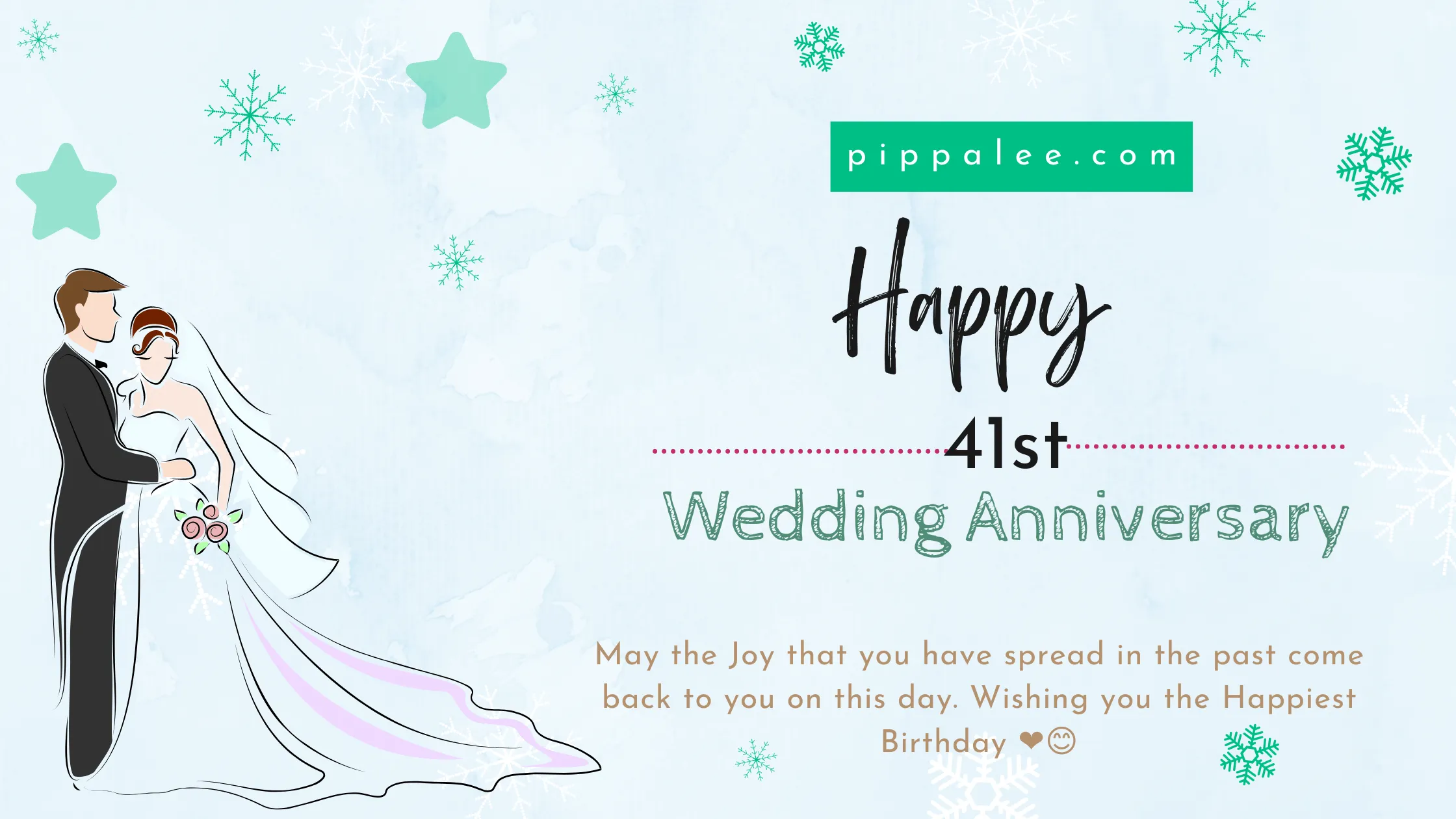 40 Best 41st Wedding Anniversary Cute Wishes 2022